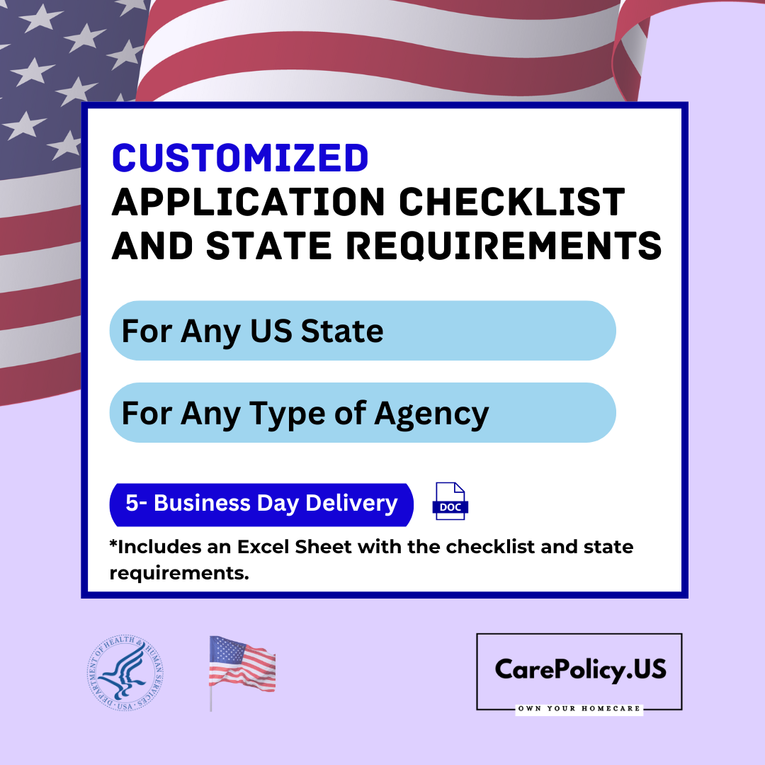 Custom Licensing Application Checklist- Any Agency Type- Any State Lic ...