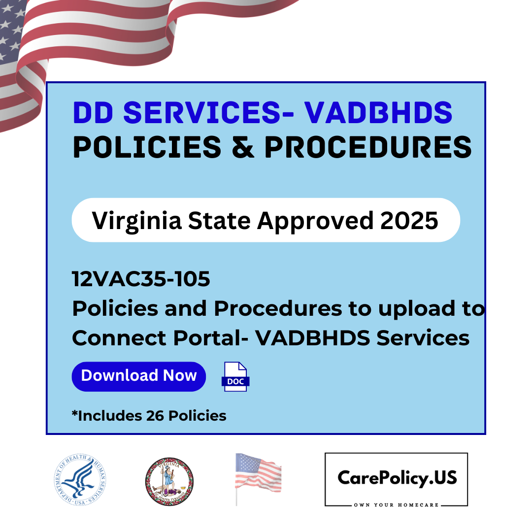 DD Services- Policies and Procedures- Virginia State Licensure ...